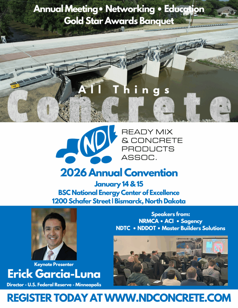 2026 Annual Convention – The North Dakota Ready Mix & Concrete Products ...
